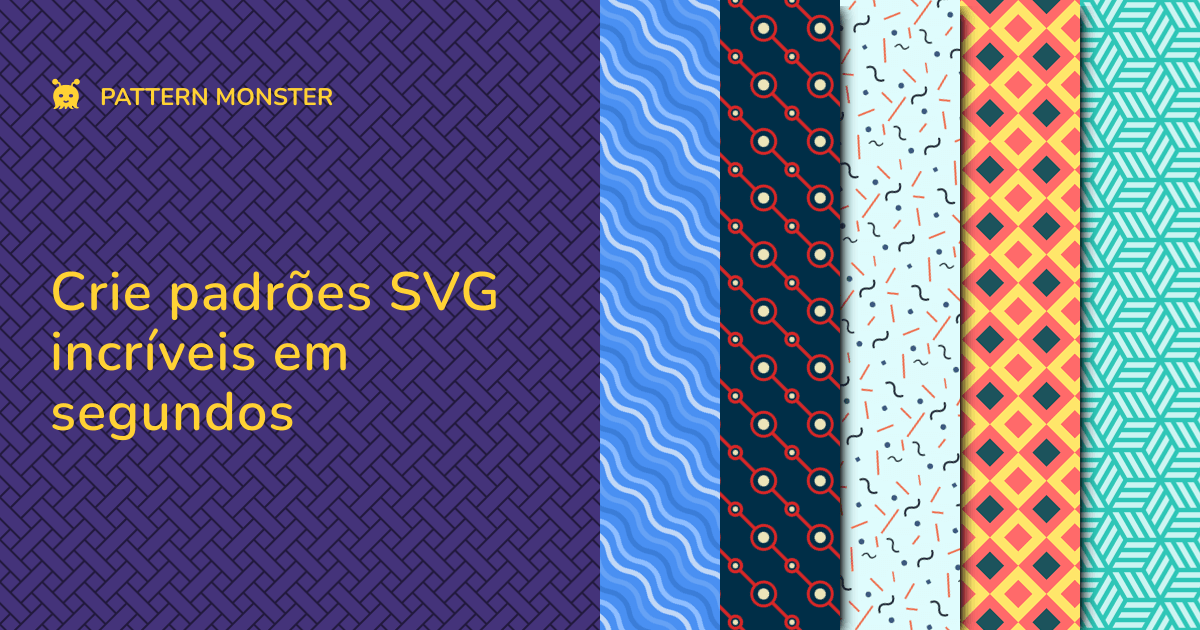 Recursos - Pattern Monster | Gerador de Padrões SVG